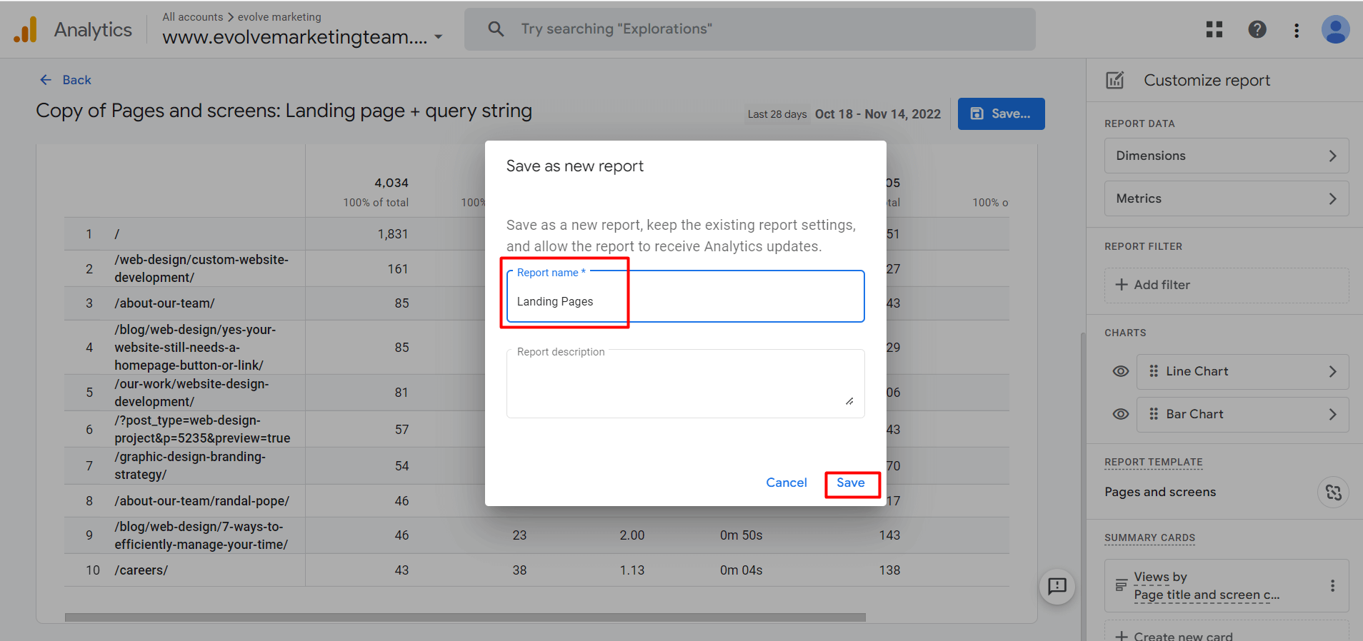 How to Create a GA4 Landing Page Report