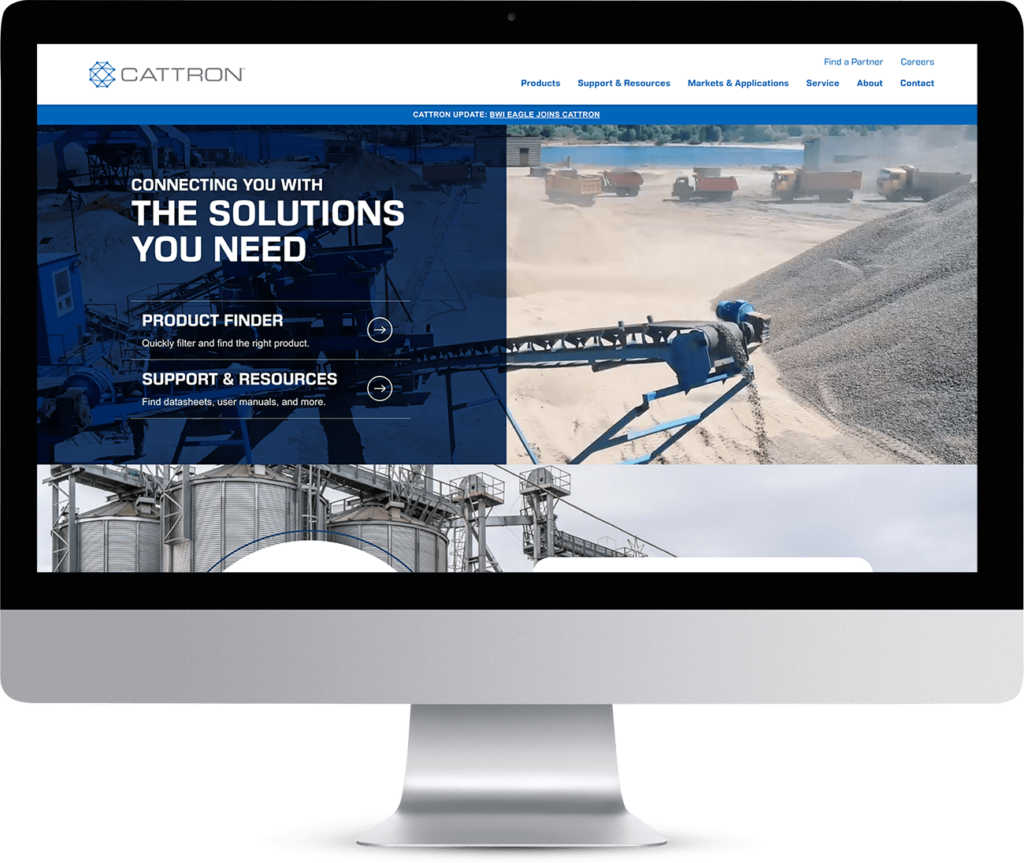 Cleveland Manufacturing Web Design - Cattron