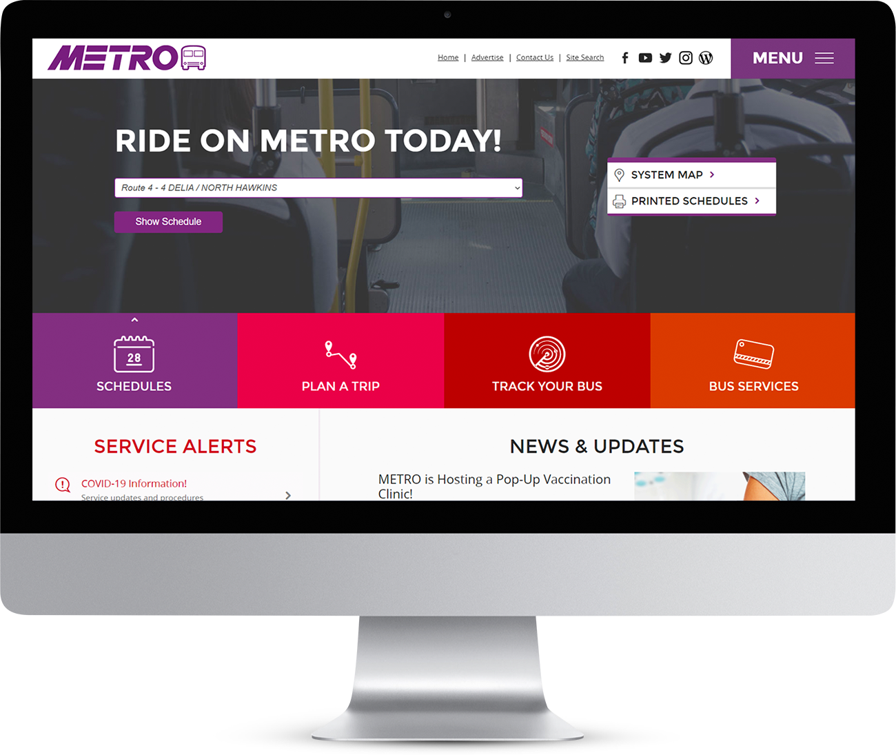 Akron Web Design | Akron METRO RTA